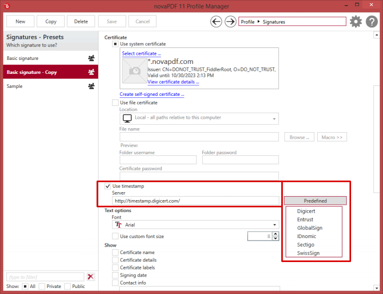 novaPDF Version 11.x